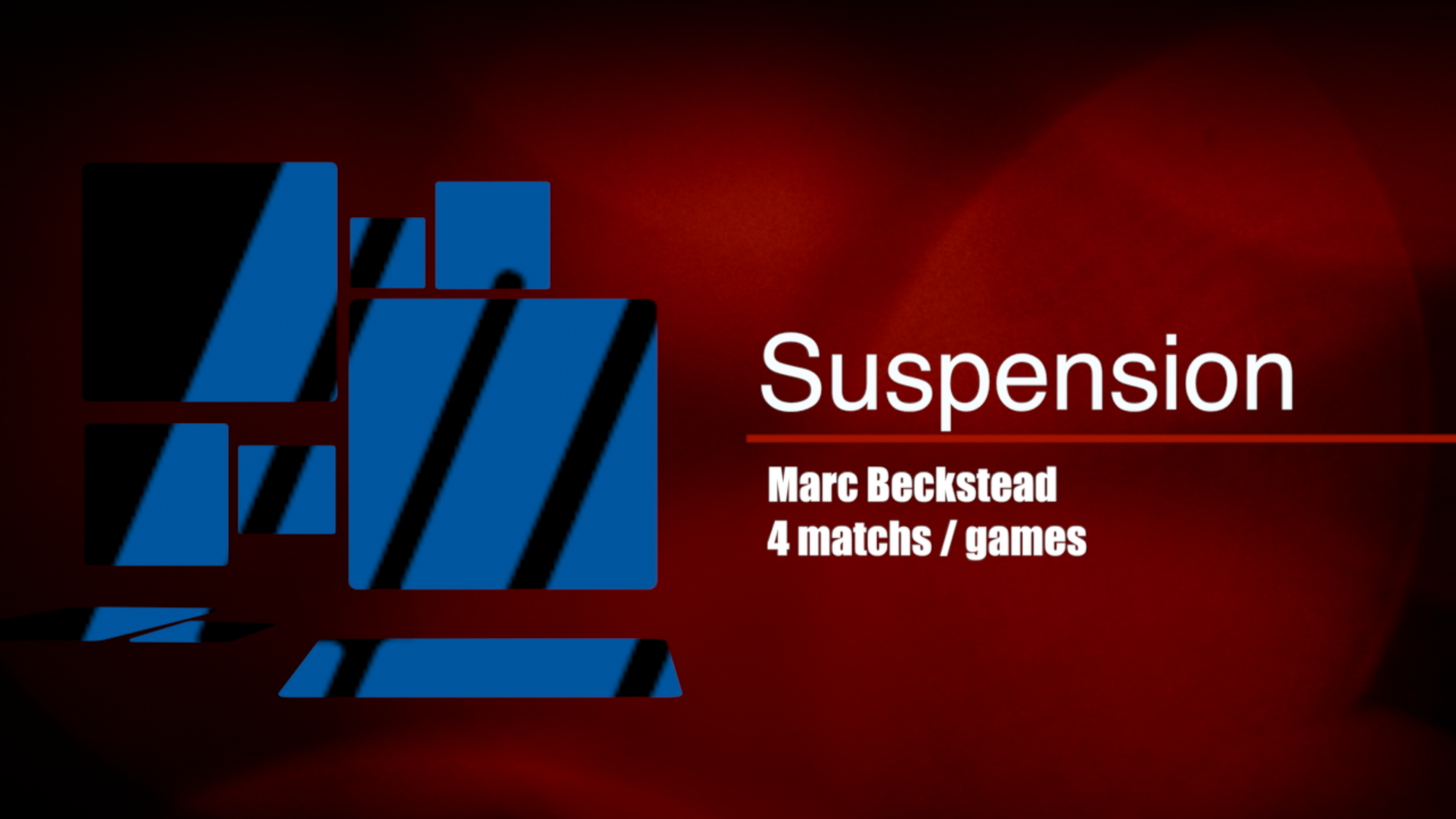 Beckstead suspendu 4 matchs - LHJMQ