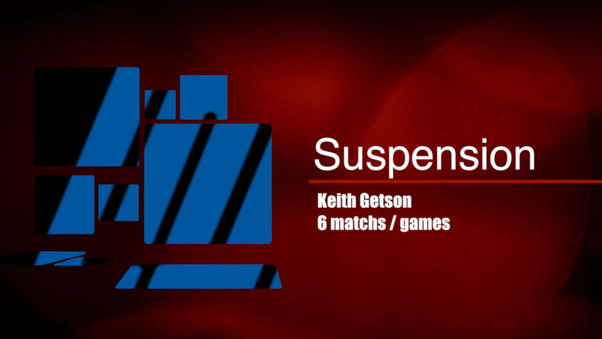 Getson suspendu un total de 6 matchs - LHJMQ