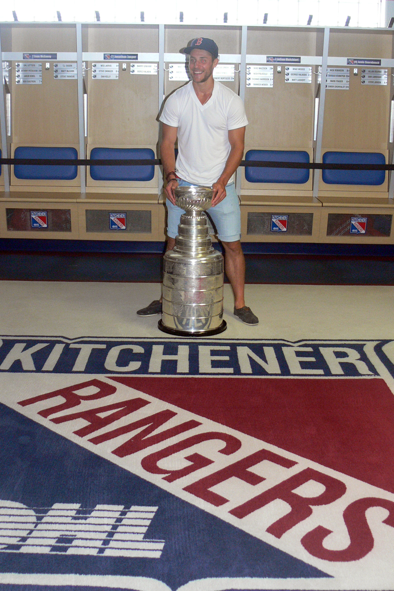 Gregory Campbell Stanley Cup Visit - Kitchener Rangers