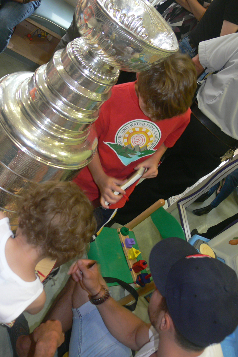 Gregory Campbell Stanley Cup Visit - Kitchener Rangers