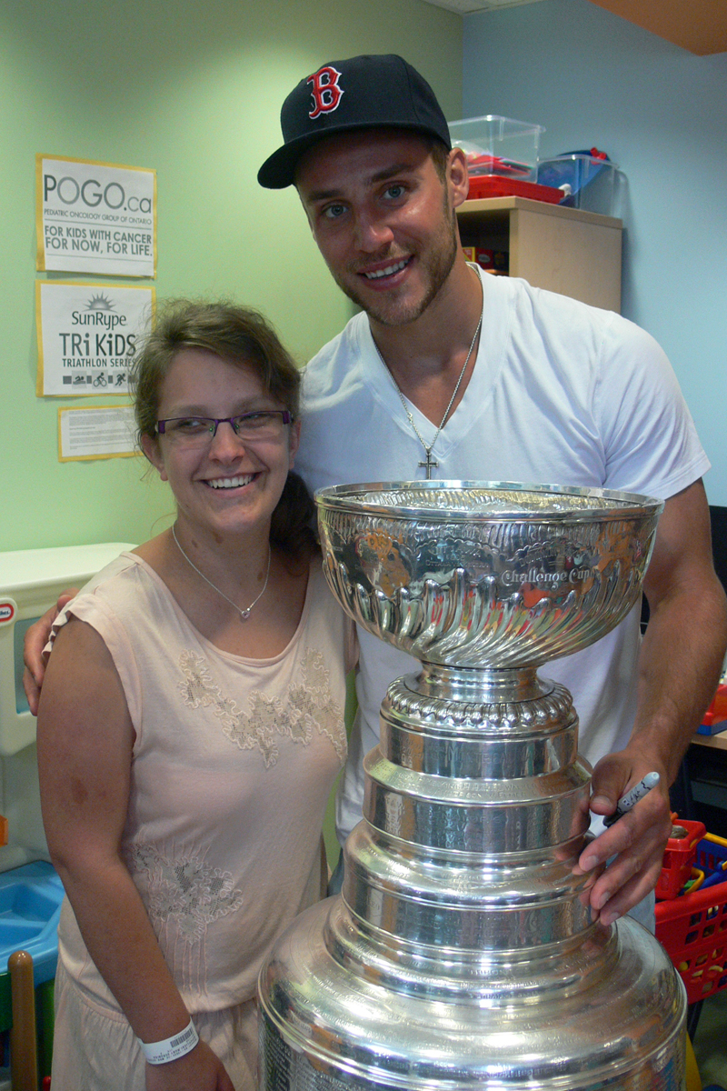 Gregory Campbell Stanley Cup Visit - Kitchener Rangers