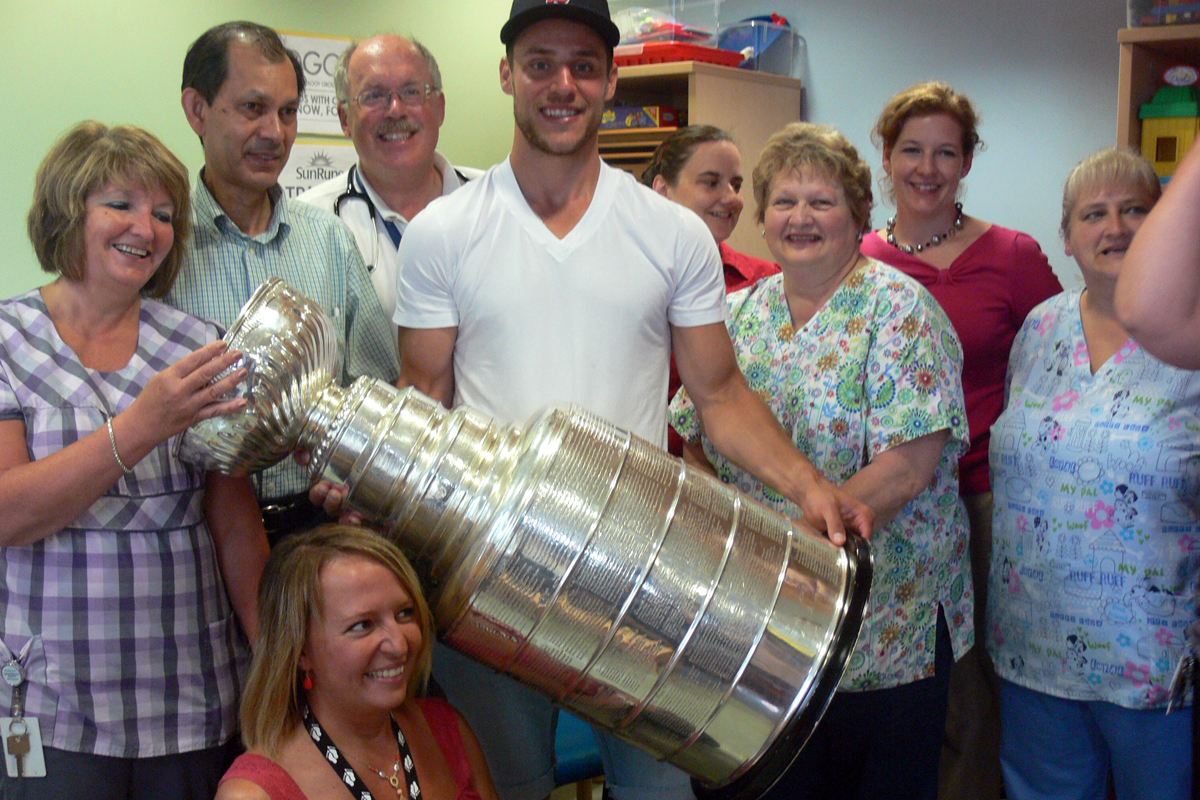 Gregory Campbell Stanley Cup Visit - Kitchener Rangers