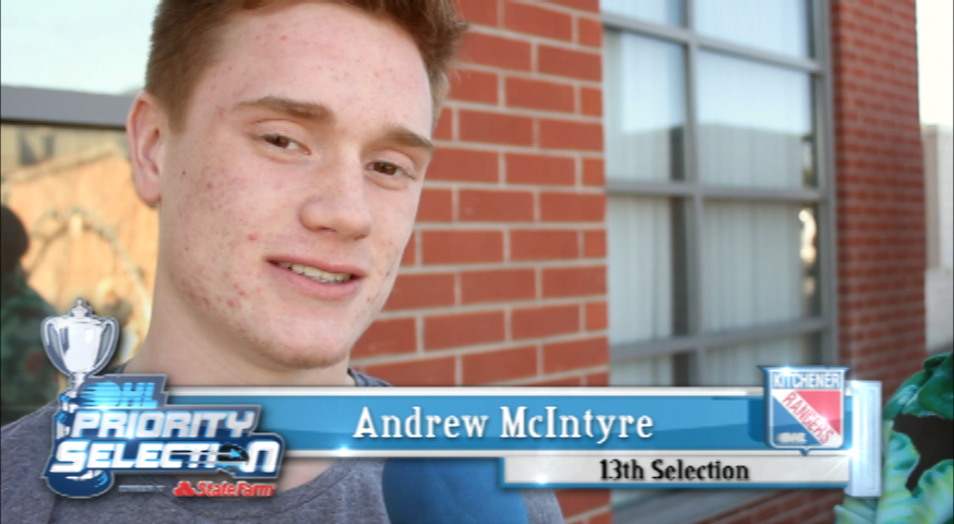 Andrew McIntyre Interview - Kitchener Rangers