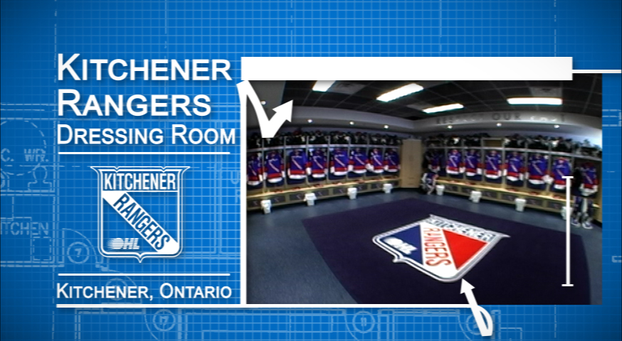 Dressing Room Tour with Adam Mascherin - Kitchener Rangers