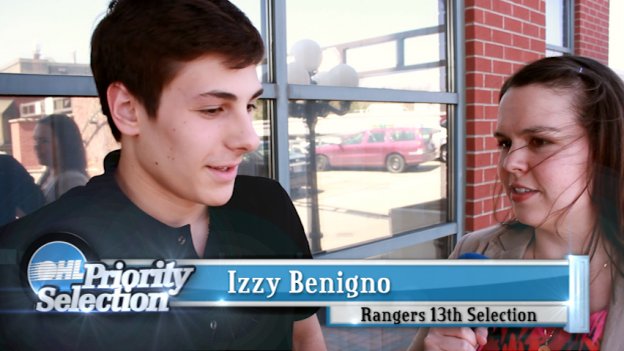 Izzy Benigno Interview - Kitchener Rangers