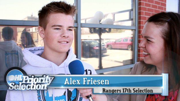 Alex Friesen Interview - Kitchener Rangers