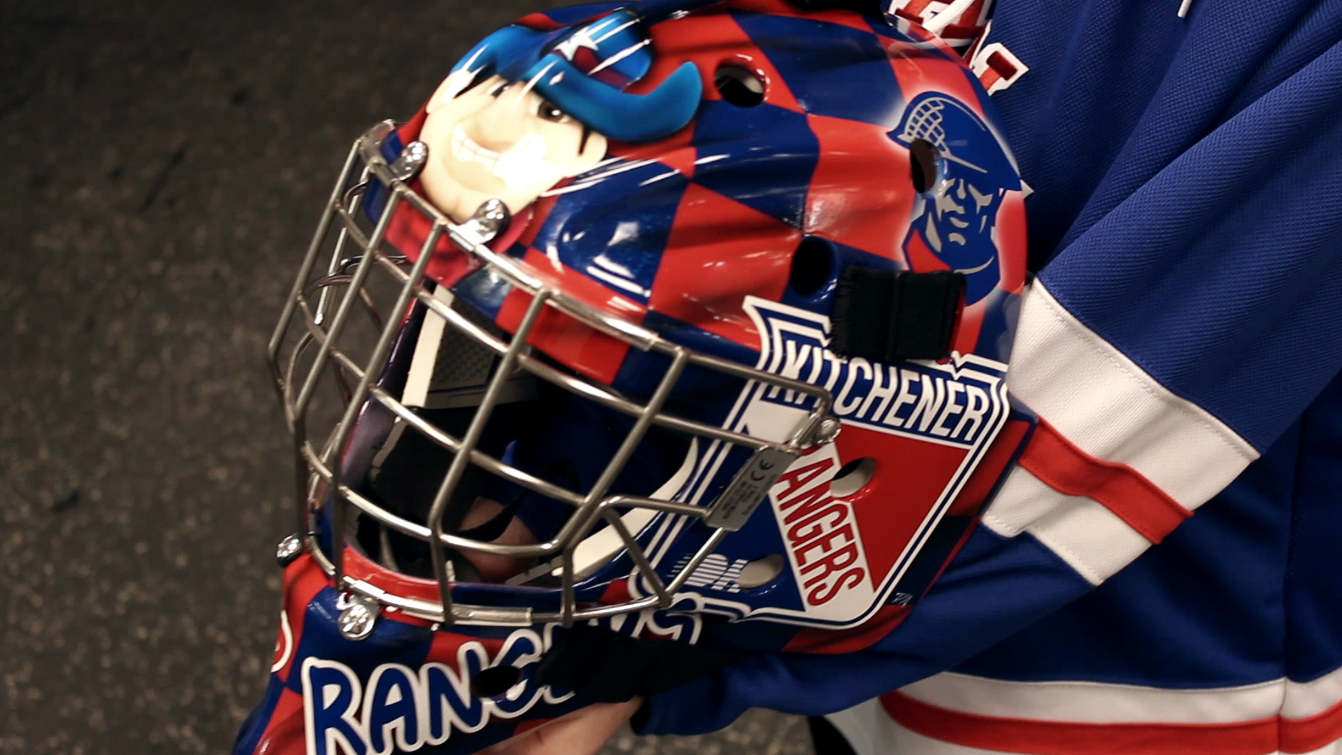 Kids in Gear Mask Design - Kitchener Rangers