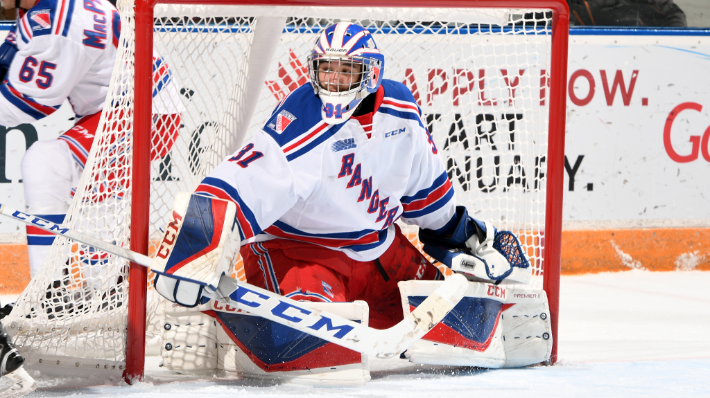 Pfeil it as a hard-fought loss. Rangers lose 3-0 to the Knights ...