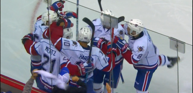Christian Mieritz - First OHL Goal - Ontario Hockey League