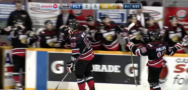 Jarett Meyer - First OHL Goal - Ontario Hockey League