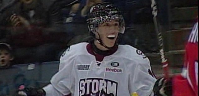Hunter Garlent Scores First OHL Goal - Ontario Hockey League