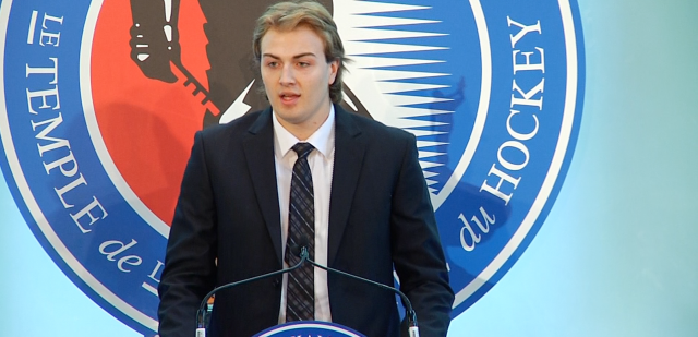 Adam Pelech at the OHL Awards - Ontario Hockey League