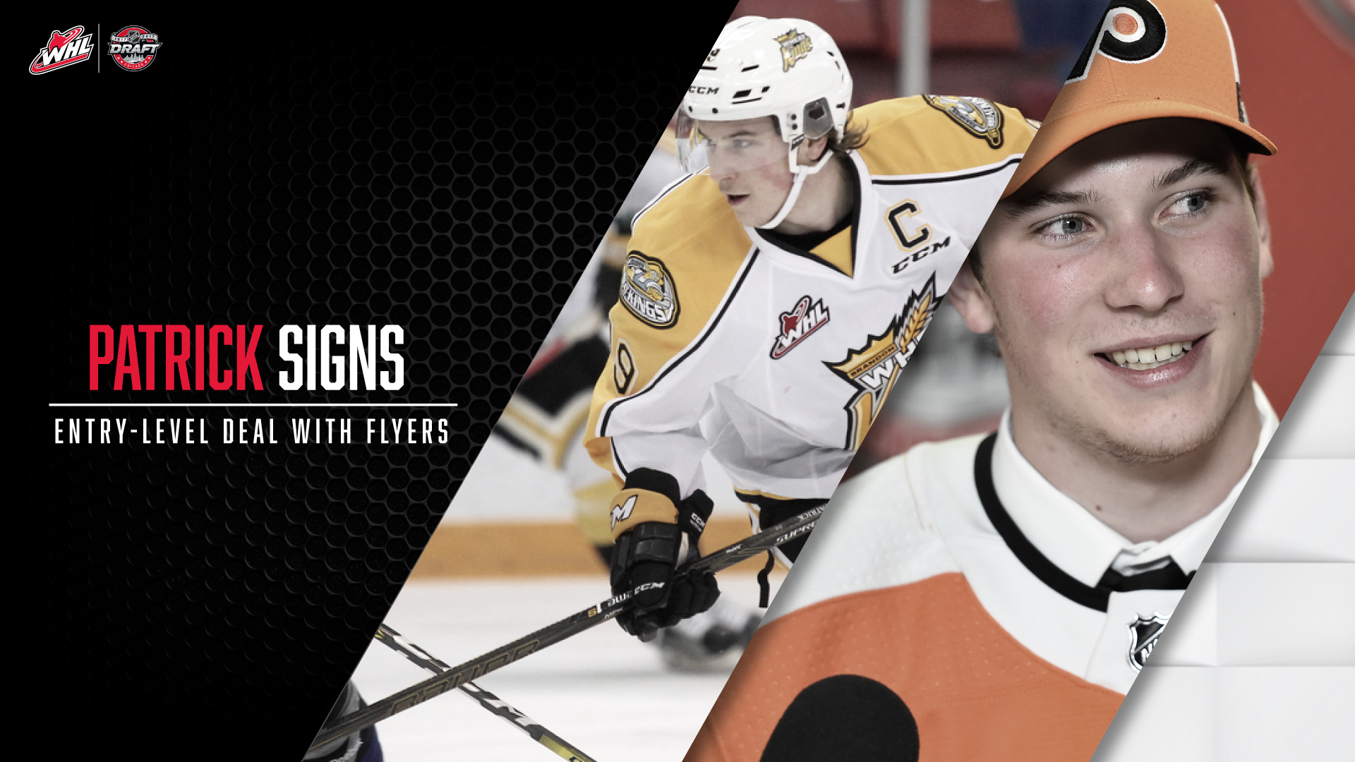 Wheat Kings' captain Patrick signs with NHL's Flyers - Western Hockey ...