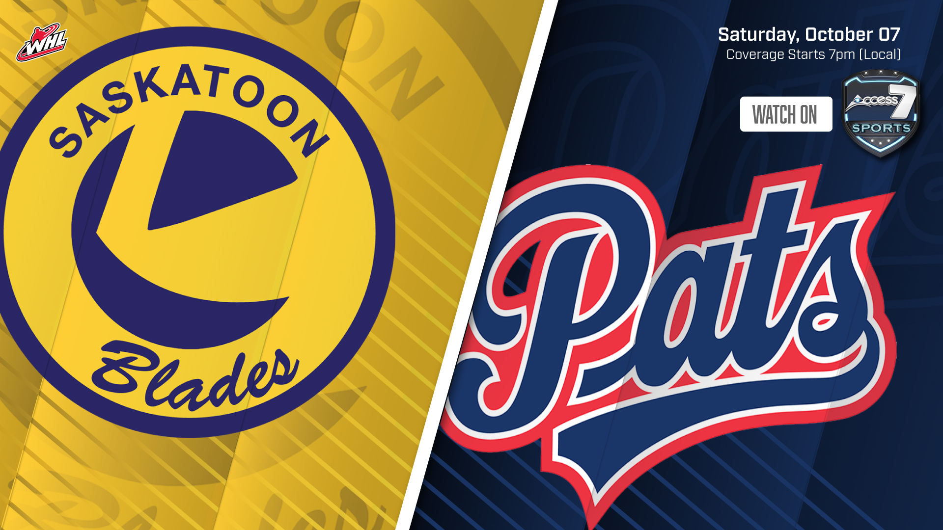 Pats, Blades open season series in WHL on Access action - Western Hockey League