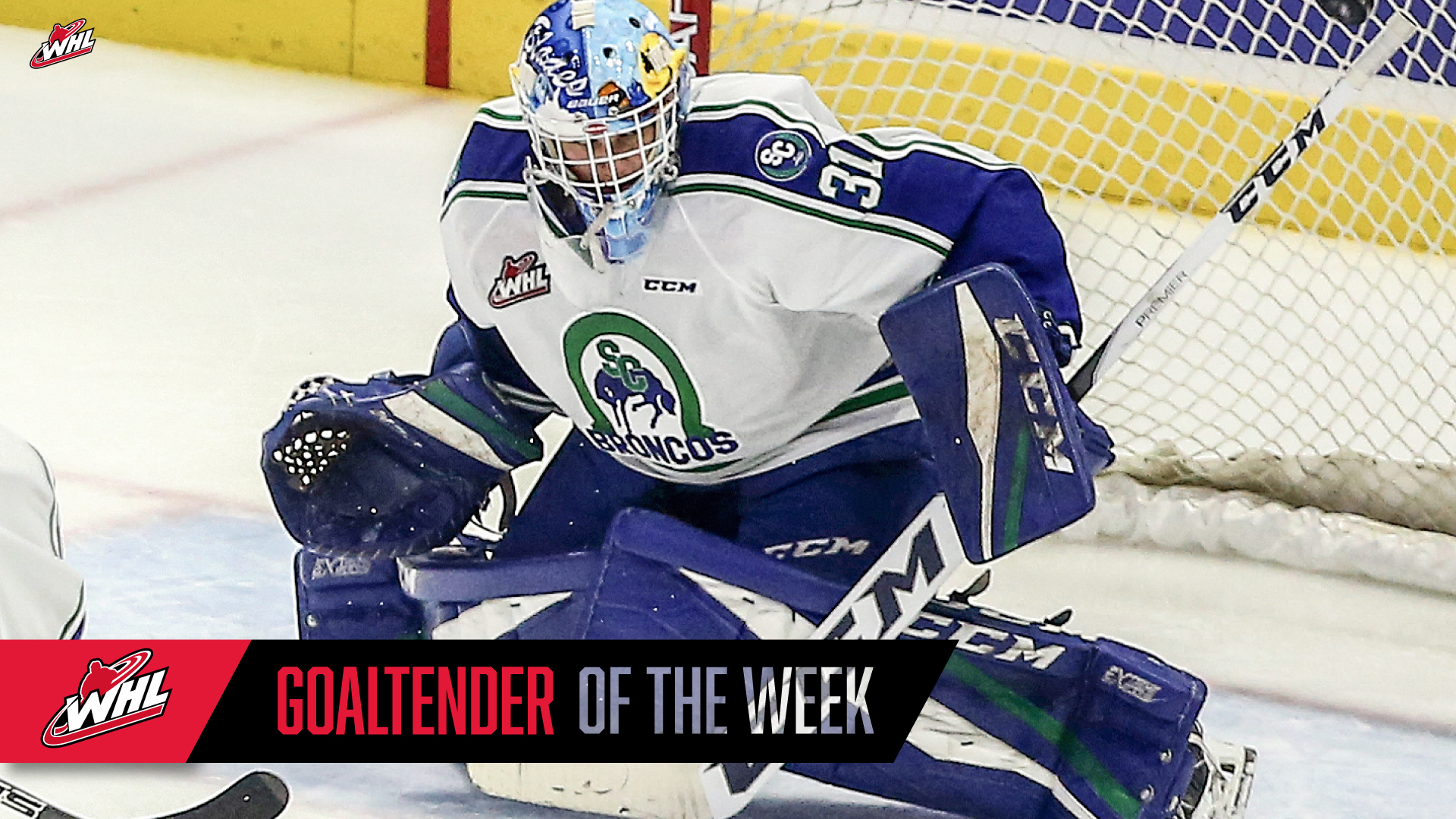 Broncos' Flodell named WHL Goaltender of the Week - Western Hockey League