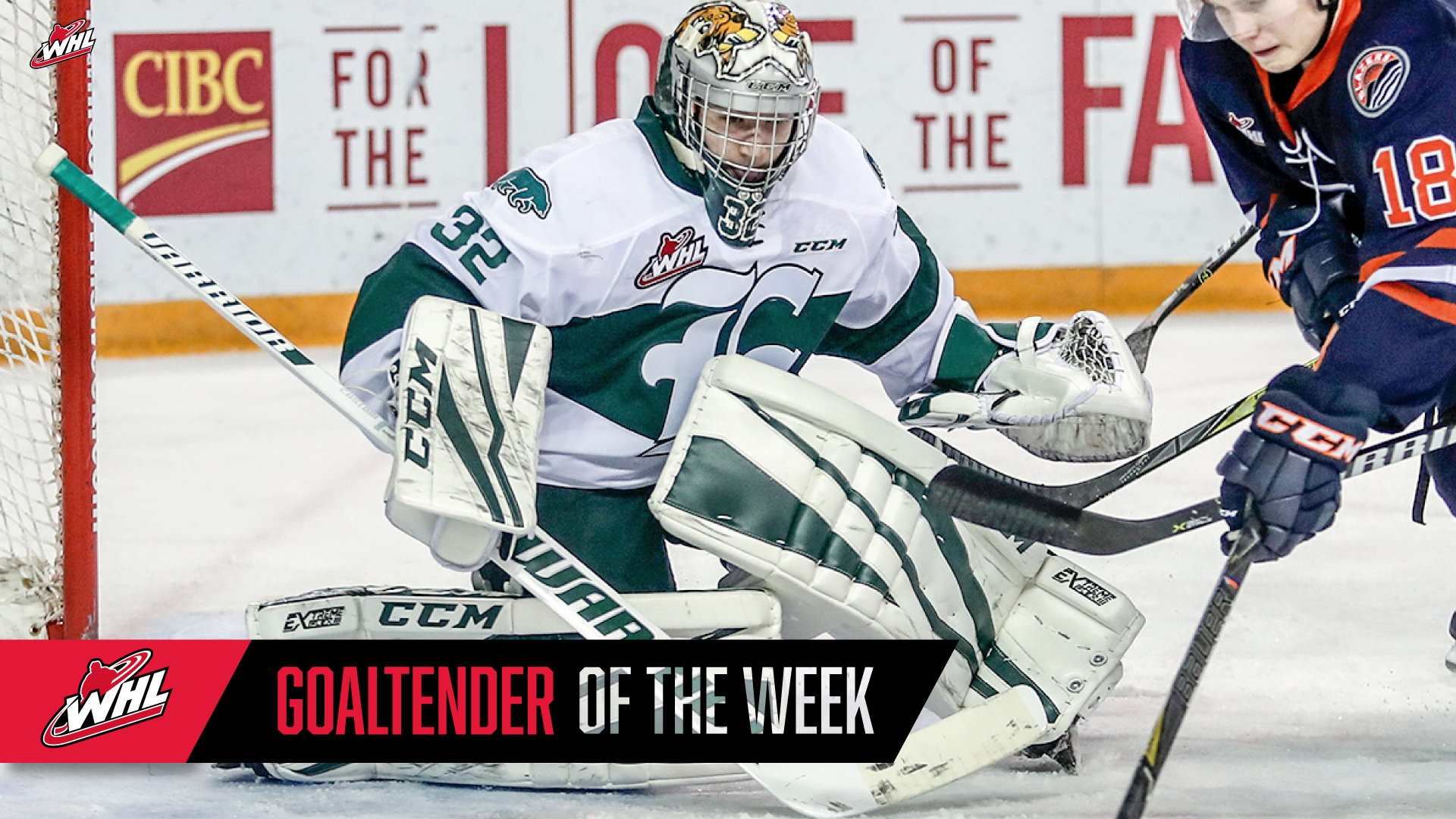 Silvertips' Wolf named WHL Goaltender of the Week - Western Hockey League