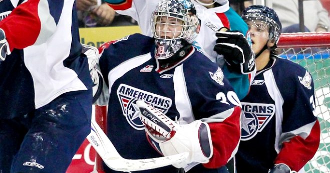 AMS' AND COUGARS EXCHANGE GOALTENDERS - Western Hockey League