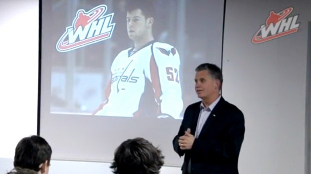 WHL Speaks with Kamloops Bantam Team - Western Hockey League