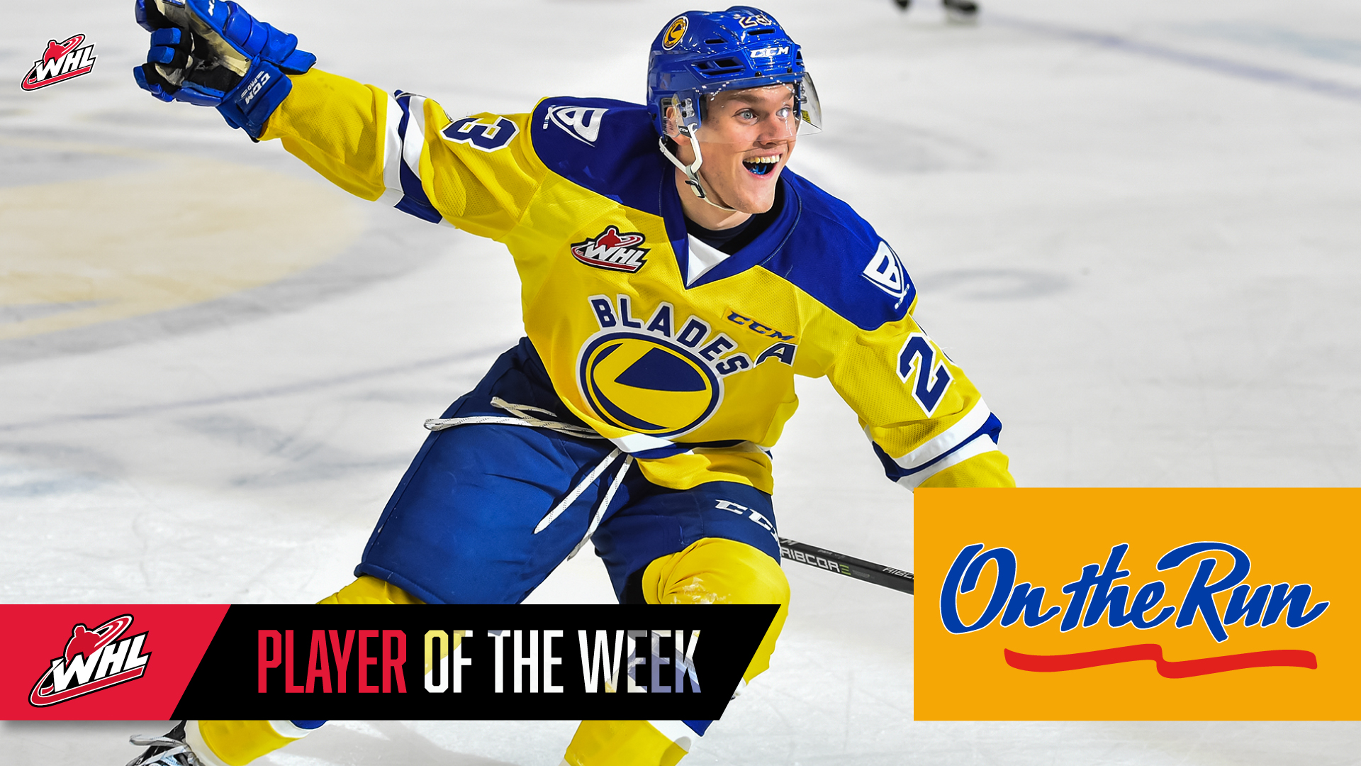 Blades' Shmyr named WHL On the Run Player of the Week - Western Hockey League