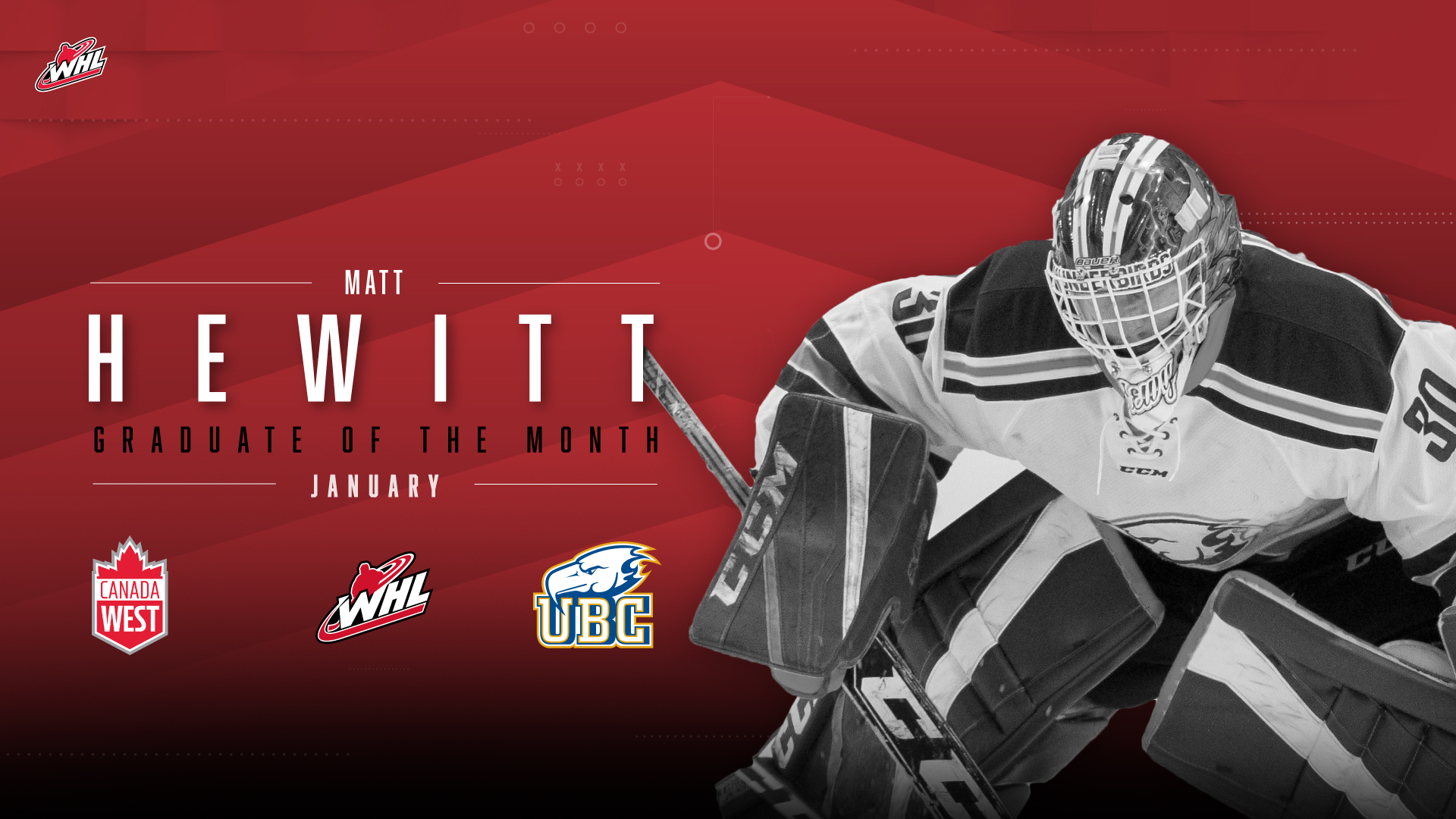 WHL Grad of the Month: Hewitt's heroics have T-Birds soaring - Western ...