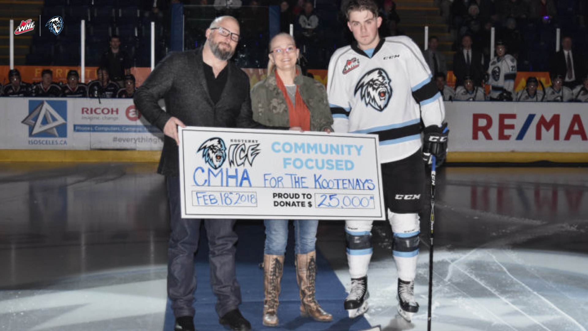 Kootenay ICE donate $25,000 to Canadian Mental Health Association ...