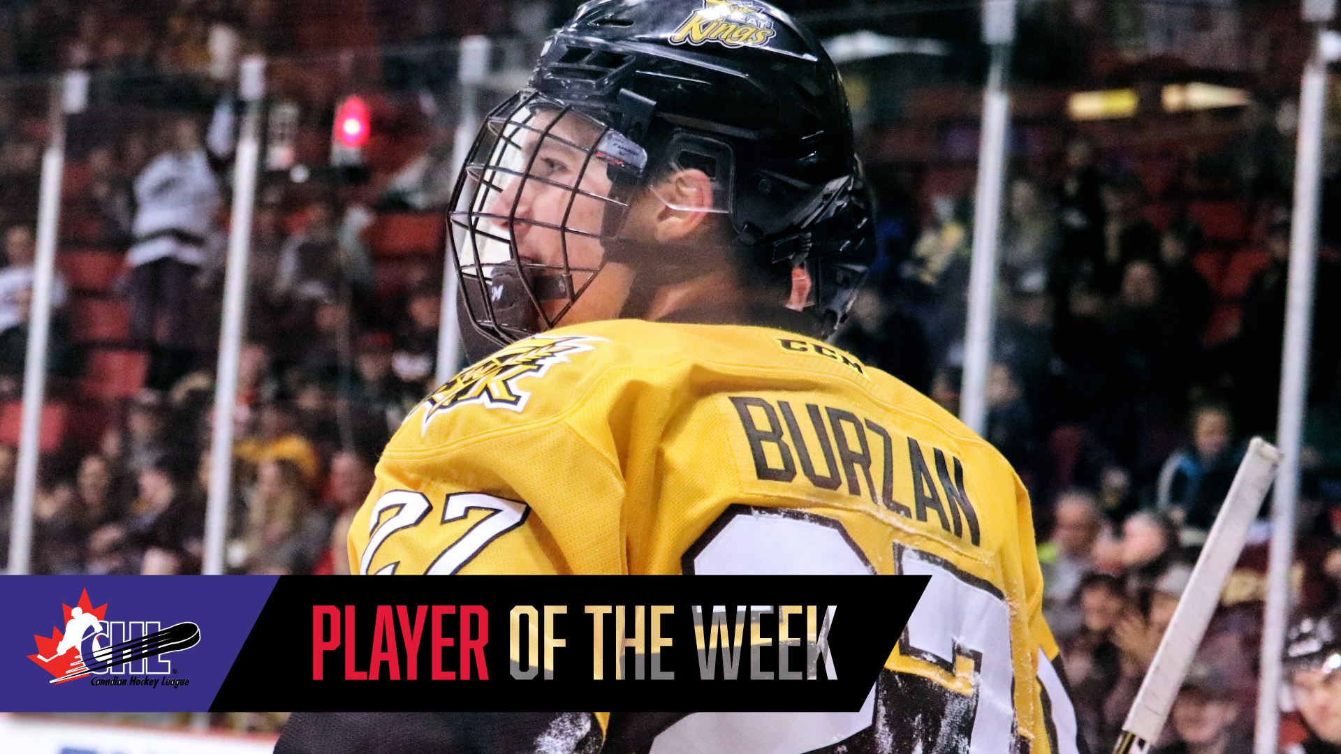 Wheat Kings' Burzan named CHL Player of the Week - Western Hockey League