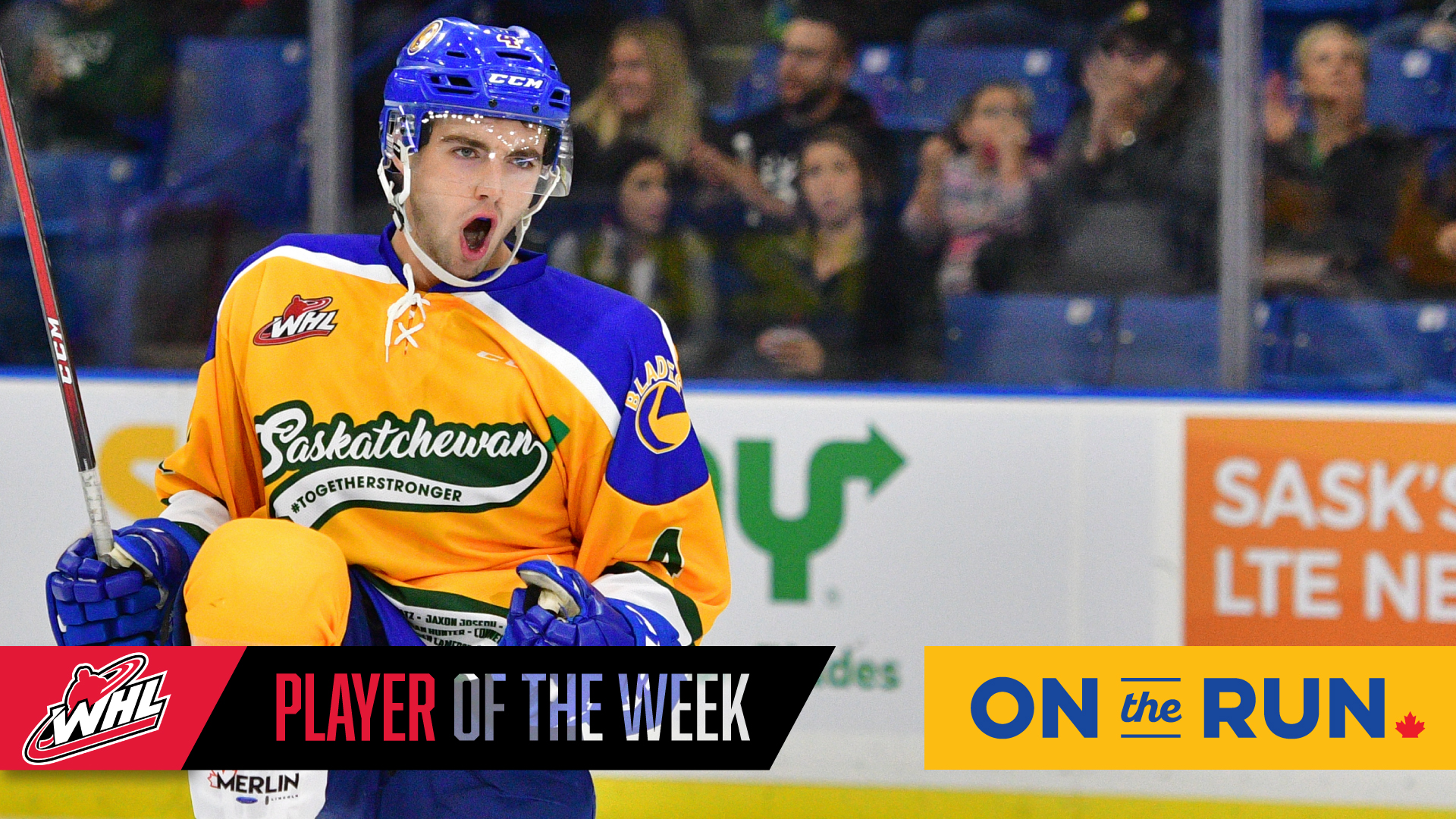Davidson named WHL On the Run Player of the Week - Saskatoon Blades