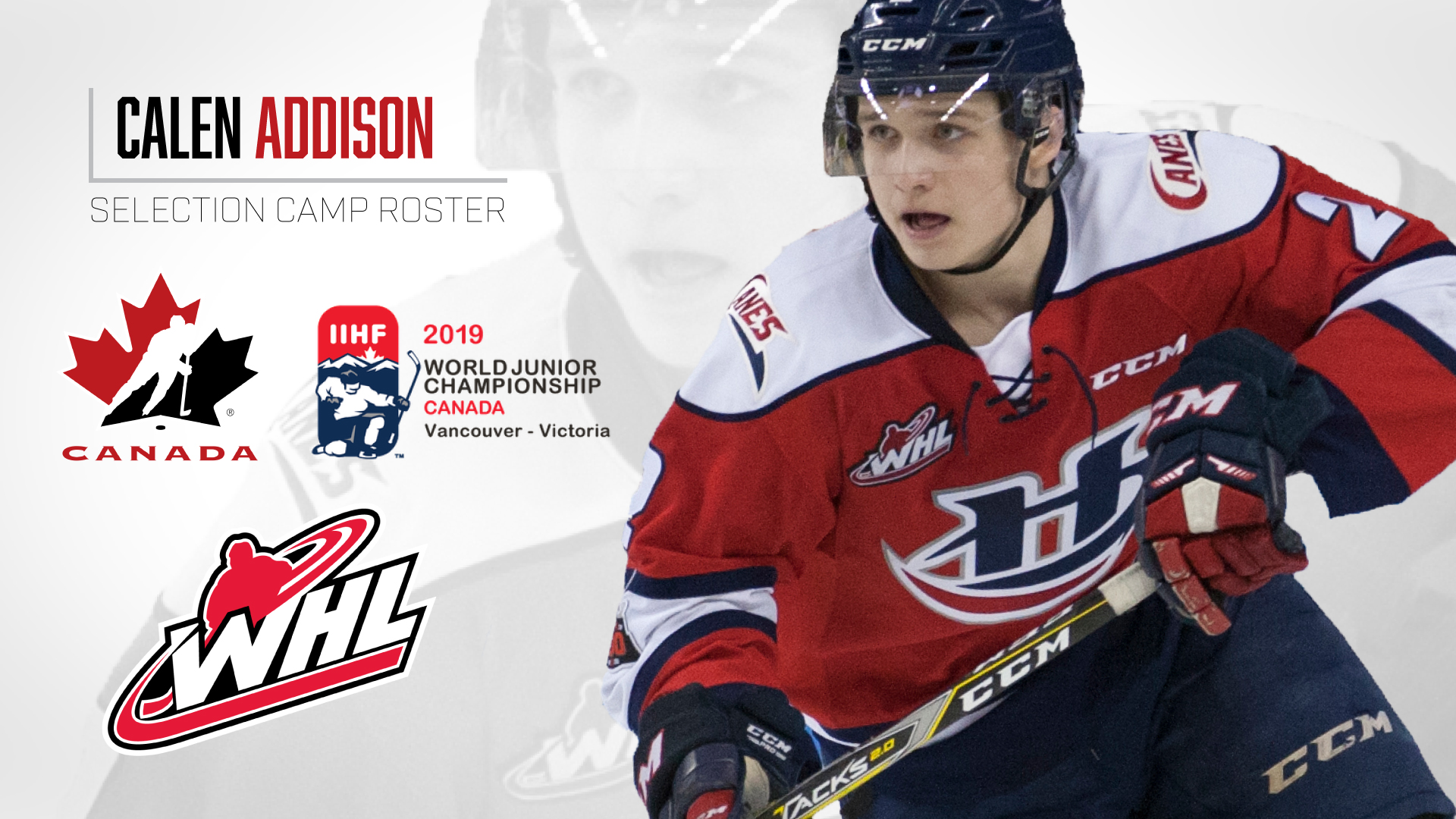 Canada's National Junior Team Selection Camp: Calen Addison - Western Hockey League
