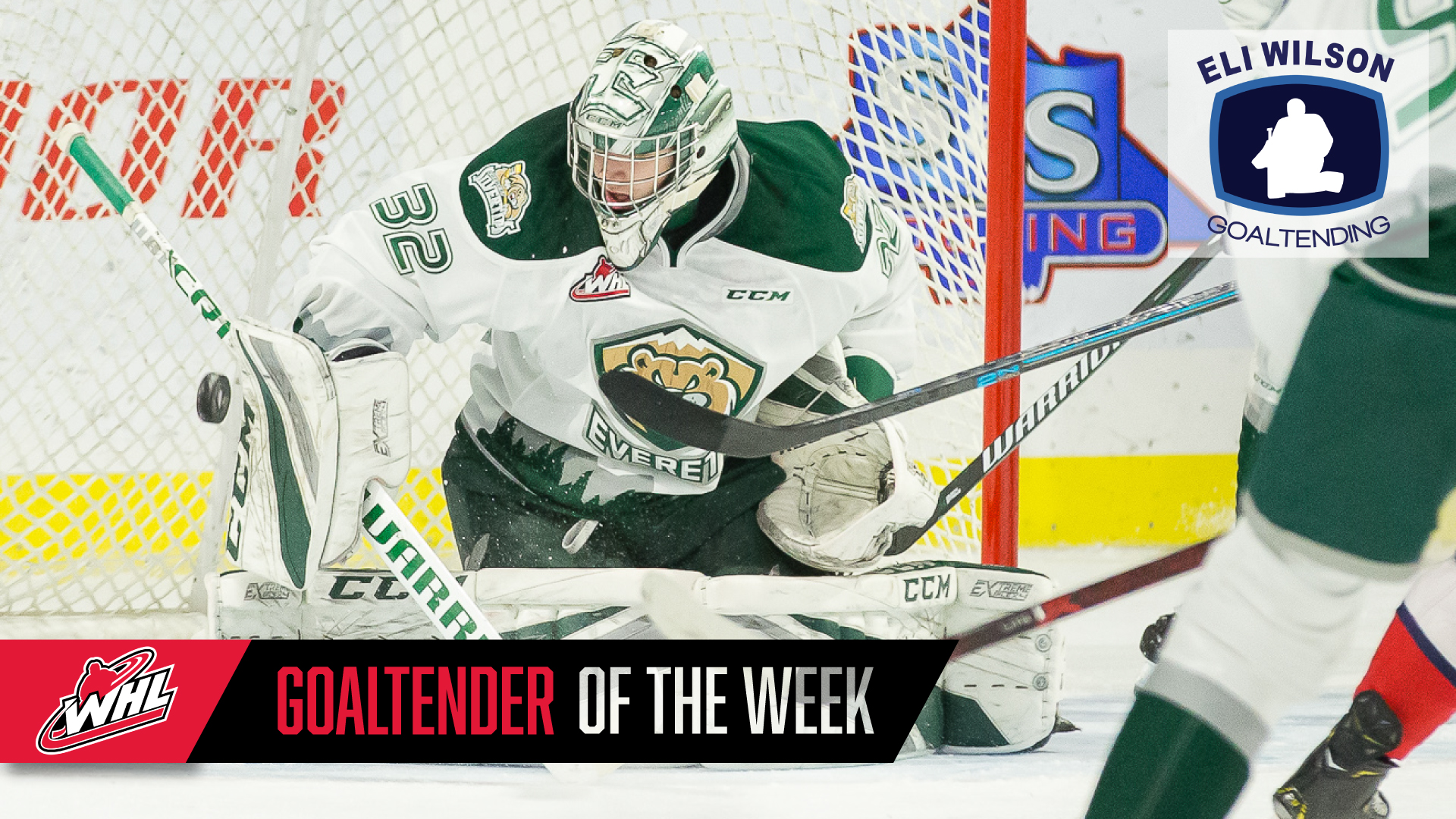 Silvertips' Wolf named WHL Eli Wilson Goaltending Goaltender of the Week - Western Hockey League