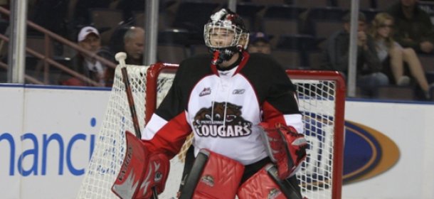 Cougars’ James Priestner Named Vaughn CHL Goaltender of the Week - CHL