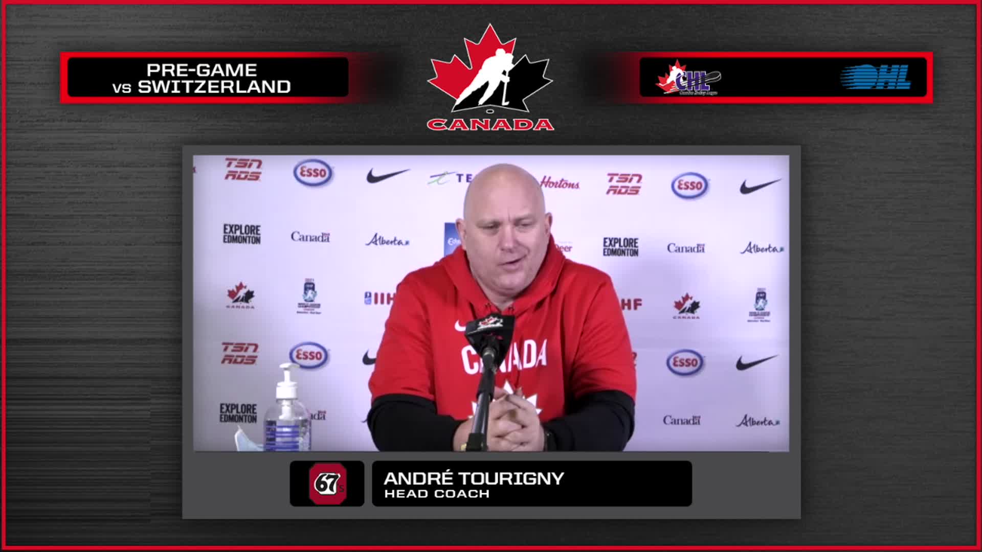 Pre-Game with Coach Tourigny - Dec. 29 - CHL