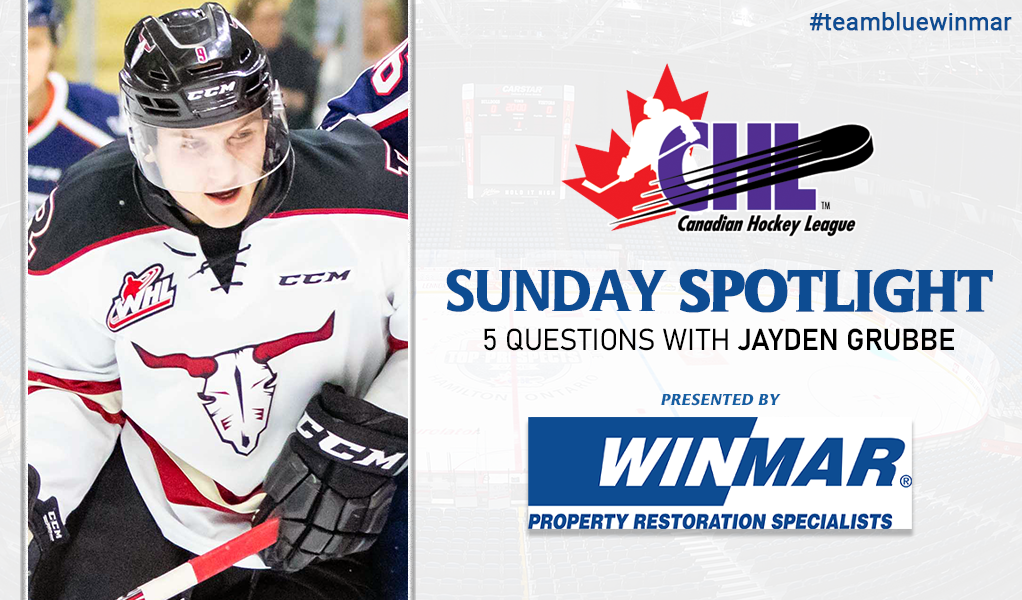 CHL Sunday Spotlight – 5 Questions with Rebels' Jayden Grubbe - CHL