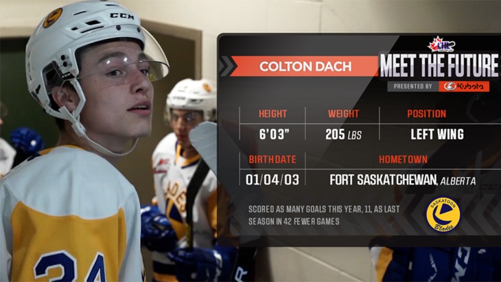 Get to Know - Colton Dach - NHL Draft - CHL