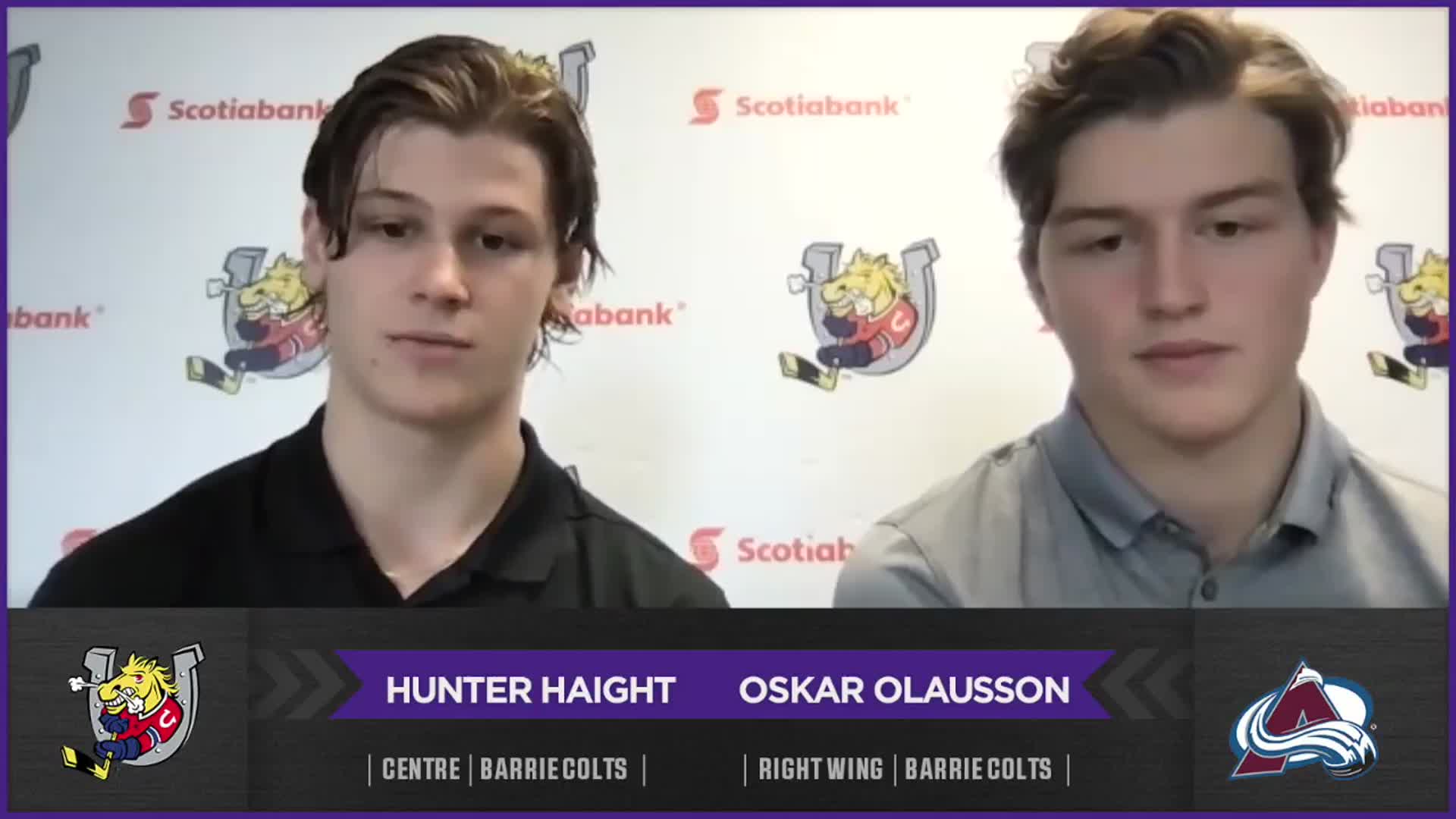CHL on CBC: 1-on-1 with Hunter Haight & Oskar Olausson | Canadian ...