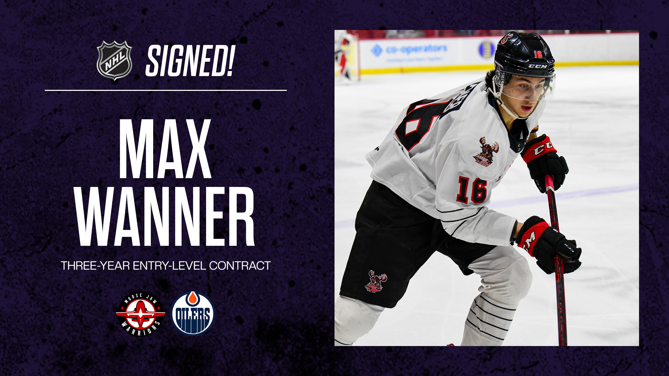 Wanner agrees to ELC with Oilers - Canadian Hockey League