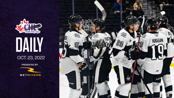CHL Daily: Oct. 23, 2022 - CHL