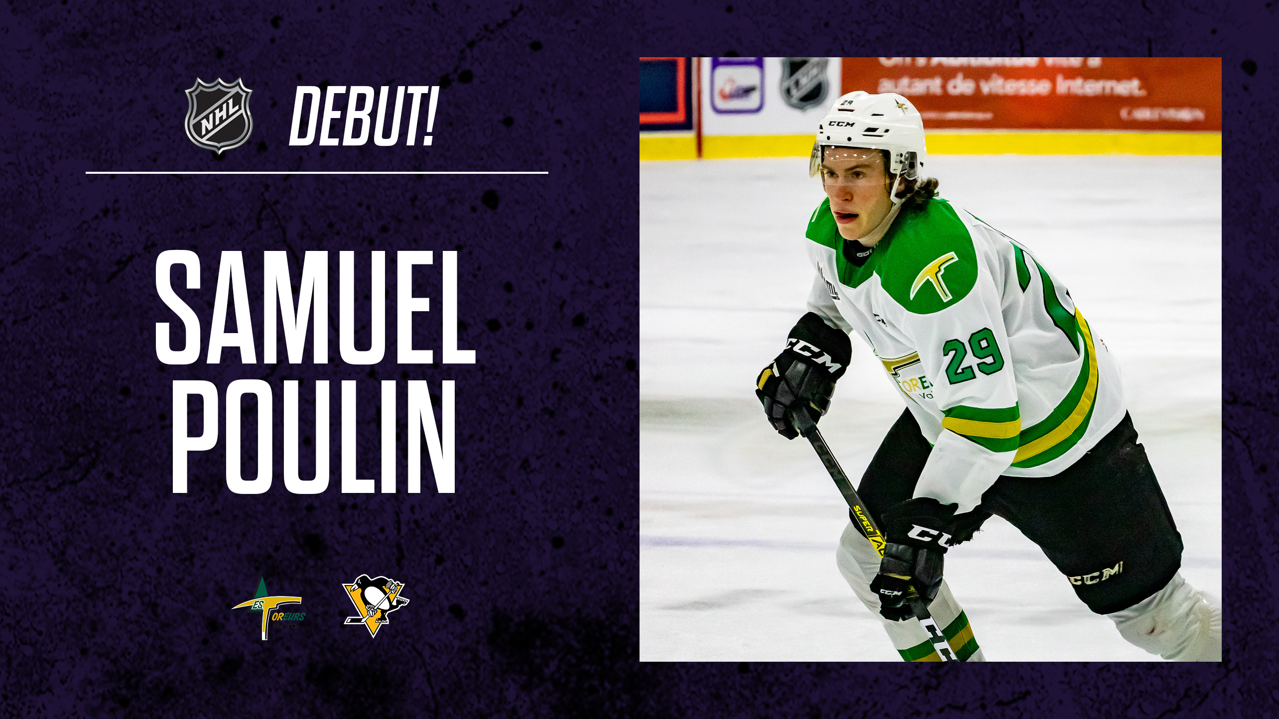 CHL to NHL: Poulin makes NHL debut with Penguins - Canadian Hockey League