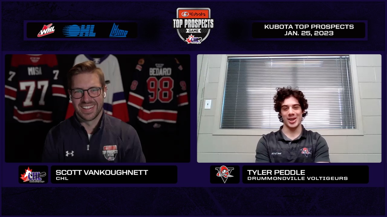 Peddle excited for opportunity at 2023 Kubota CHL/NHL Top Prospects ...