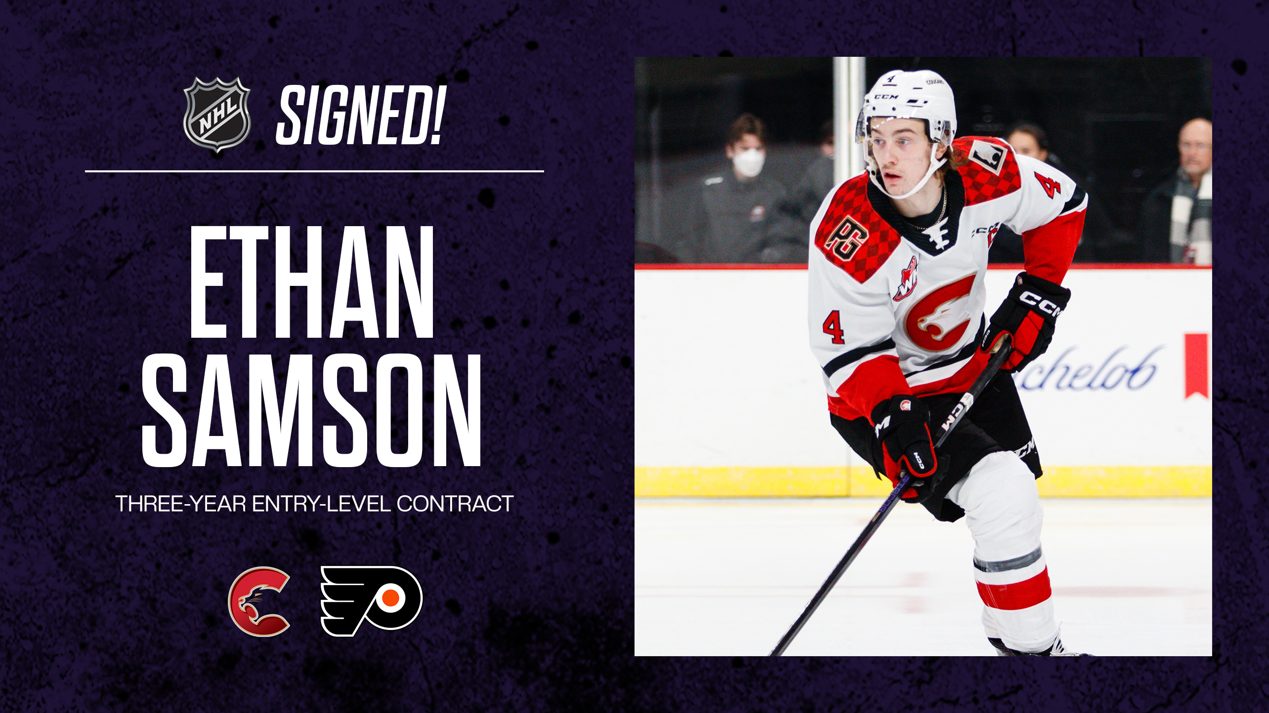 Samson inks ELC with Flyers - Canadian Hockey League