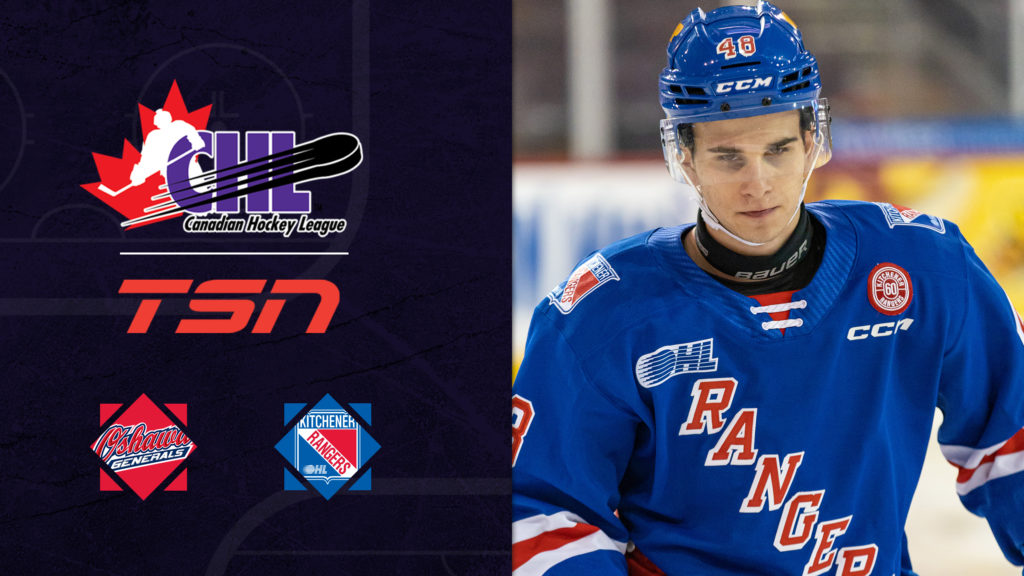 CHL on TSN: Five players to watch - Generals @ Rangers - CHL
