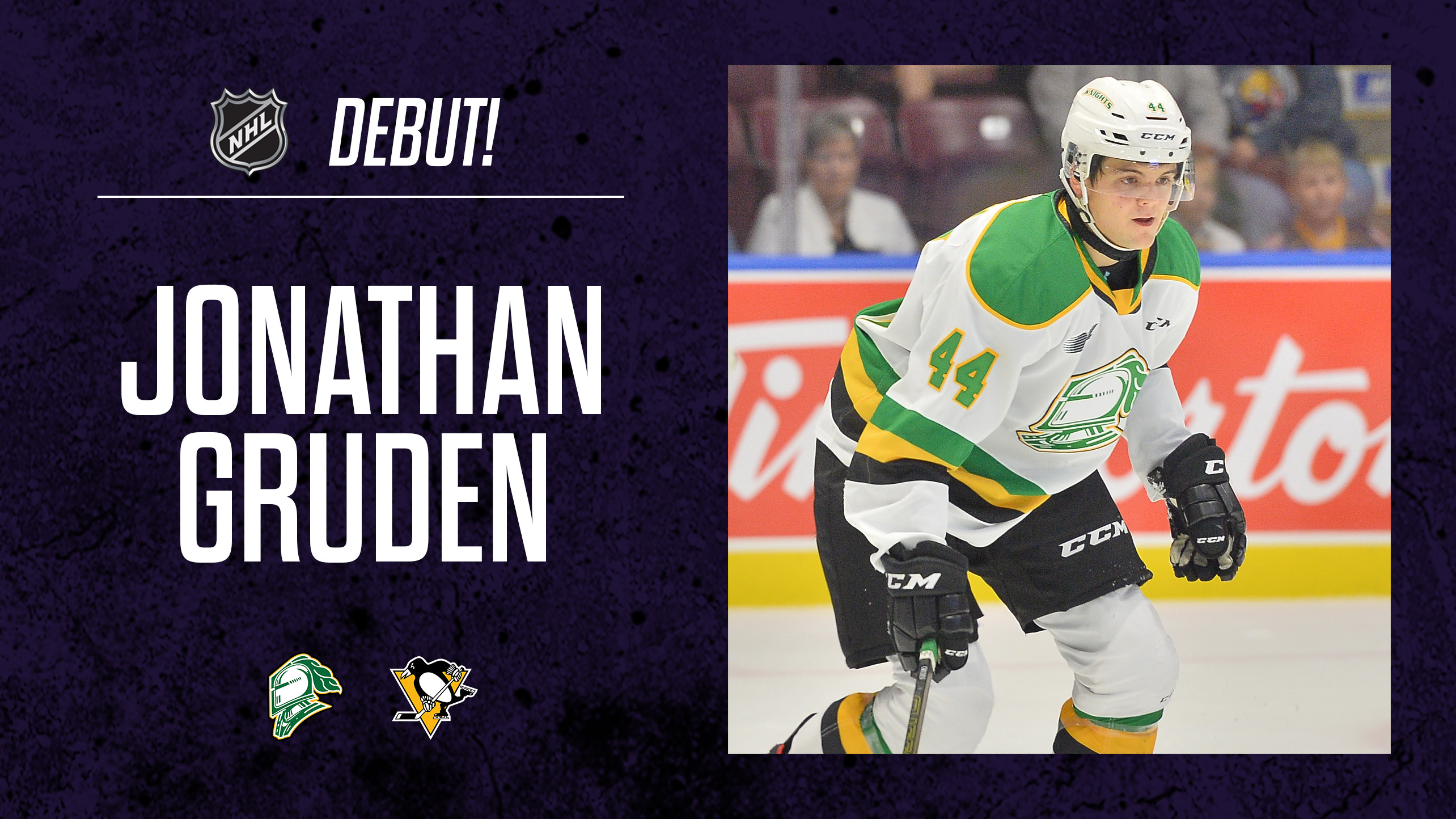 CHL to NHL: Gruden debuts with Pens - Canadian Hockey League